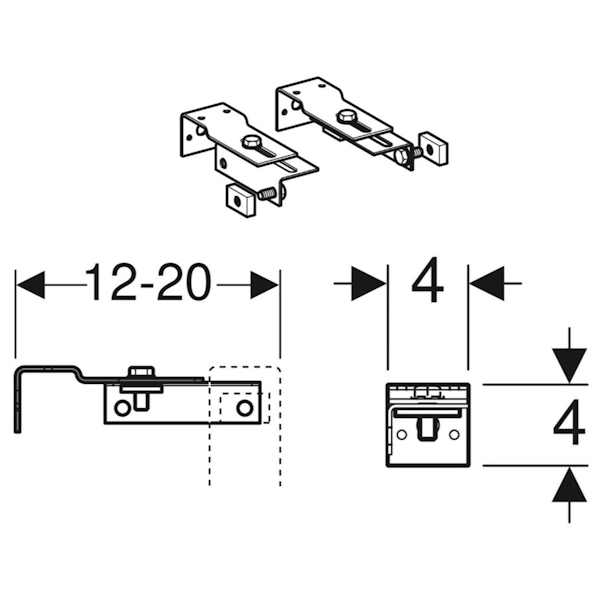 Geberit Duofix Delta set | https://www.aquastar.sk